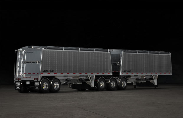 Distinction Aluminum Hopper Trailers - Photos - Lode King