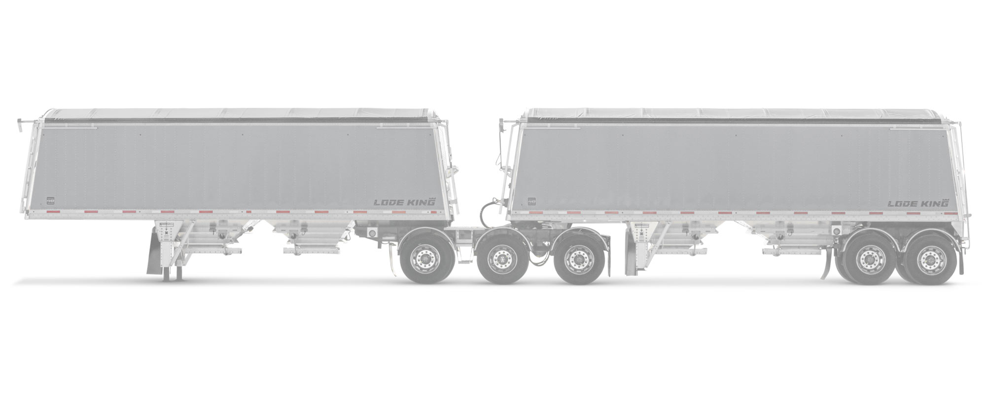 Distinction Aluminum Hopper Trailers - Aluminum Grain Trailers - Lode King